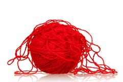 Rött Garnnystan Royaltyfri Fotografi - Bild: 30222547
