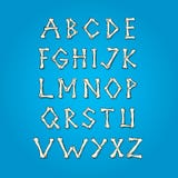 Alphabet Set Made From Bones Stock Vector - Illustration of ...