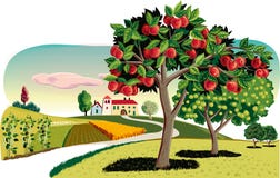 Boomgaard Stock Illustrations, Vectors, & Clipart – (5,003 Stock ...