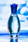 Aqua Blue Perfume Bottle Stock Images - Image: 17896944