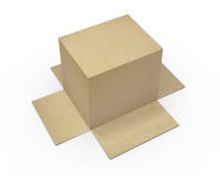 Cardboard box upside down stock image. Image of destruction - 39247747