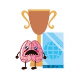 Golden Brain Trophy Stock Illustrations – 33 Golden Brain Trophy Stock ...