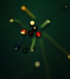 Pool Balls Breaking stock image. Image of numbers, table - 6260455