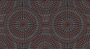 Brick Laying Radial Patterns In Patio Paving Stock Illustration ...