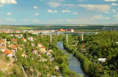 Bridge Over River Rural Landscape Stock Image - Image: 8756651