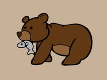 Bear Eating Fish Stock Illustrations – 54 Bear Eating Fish Stock ...