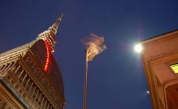 Turin by night stock photo. Image of dusk, architecture - 3823502