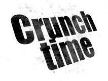 Crunch Time Clock Hurry Rush Deadline Final Moment Stock Illustration ...