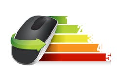 Mouse Graph stock photo. Image of histogram, analysts - 1371400