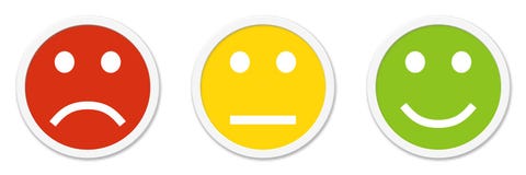 Customer Satisfaction Feedback Review Buttons Stock Illustration ...