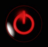 Red power button stock illustration. Image of power, element - 10363579