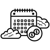 Calendar day one date icon stock vector. Illustration of flat - 128951249