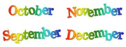 Months Banners With Kids [3] Stock Vector - Illustration of child ...