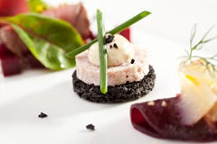 Canapes With Chicken Liver Pate Stock Photo - Image: 26522692