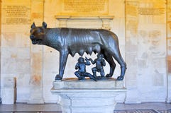 Capitoline Wolf Black Shadow Stock Illustration - Image: 5181402