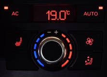 Car Air Conditioning Controls Stock Photos - Image: 21461363