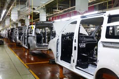 Car production line stock photo. Image of economy, activity - 14745174