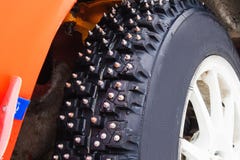 Spiked wheel stock image. Image of expensive, vertical - 20329269