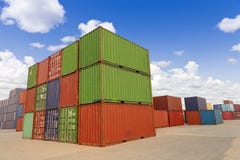 Cargo containers stock image. Image of load, blocks, commercial - 20274967