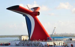 Large ship's funnel stock image. Image of horn, close - 3051383