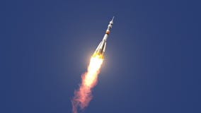 Rocket Takeoff stock footage. Image of computer, flying - 39671450