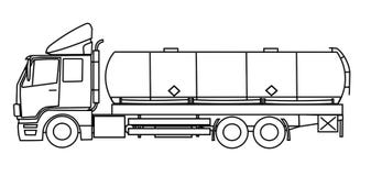 Carro del tanque ilustración del vector. Ilustración de industria ...