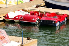Car Parked On A Floating Pier Stock Image - Image of quay, concrete ...