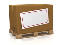 Carton box label stock vector. Illustration of label, carton - 7164634