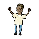 Illustration Of Man Rocking Out Stock Illustration - Illustration of ...