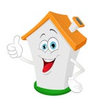 Smiley house. Vector icon stock vector. Illustration of icon - 19417471