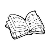 Cartoon open book stock vector. Image of design, retro - 37037169