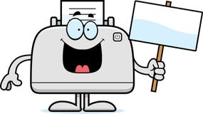 Sick Cartoon Printer stock illustration. Illustration of cartoon - 47782811
