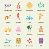 Celebration icons stock vector. Illustration of bang - 41852620