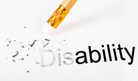 Disability Vs Ability Overcoming Physical Handicap Stock Illustration ...