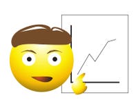 Business emoticon stock vector. Image of businessperson - 46085086