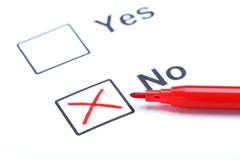 Yes No Check Boxes Check Mark Yes Stock Images - Download 90 Royalty ...