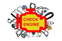 Check Engine Light Stock Image - Image: 8896371