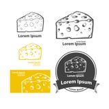 Cheese Sketch Labels Stock Vector - Image: 40586095