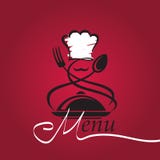 Chef Hat With Spoon And Fork Stock Vector - Image: 17175374