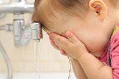 Kid Washing Face Stock Images - Download 5,067 Royalty Free Photos
