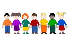 Kids Lined Up Stock Illustrations – 8 Kids Lined Up Stock Illustrations ...