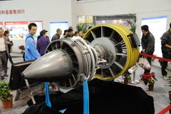 Chinese Cj-1000a Turbofan Engine Editorial Image - Image of exhibitor ...