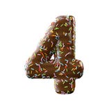 Alphabet And Numbers In Chocolate Candy Stock Photo - Image of orange ...