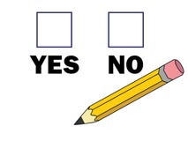 Yes Or No Checkboxes Stock Photo 14477889 - Megapixl
