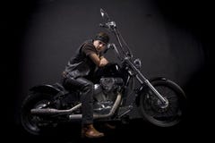 Chopper Motorcycle Elements - Vector - Eps Stock Photo - Image: 22217344