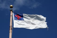 Christian Flag stock image. Image of poles, symbolic, symbolism - 574413