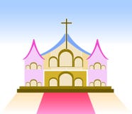 Cartoon Church Sign Stock Vector - Image: 52395978