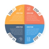 Four Steps Sequence Process Diagram Infographic Layout Concept Stock ...
