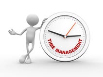 3d Man Time Management Text Clock Stock Illustrations – 11 3d Man Time ...
