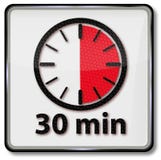 30 minutes stock illustration. Illustration of time, express - 17394299